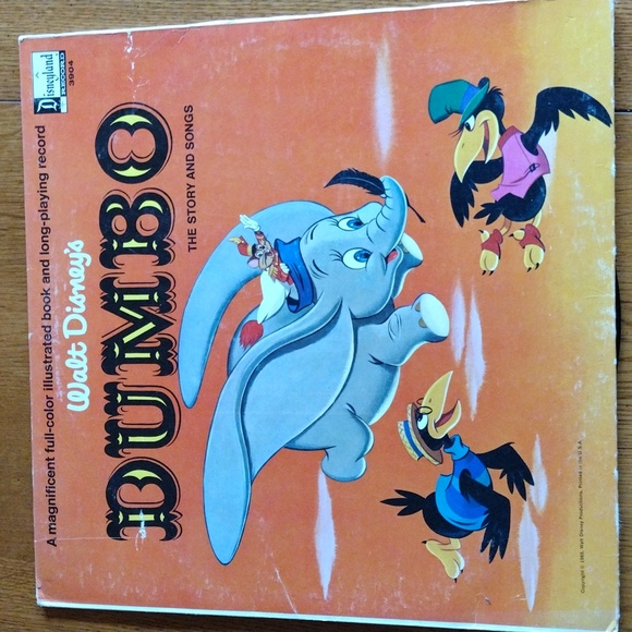 Disney | Other | 3 Walt Disney Book Long Playing Records Dumbo Bambi ...